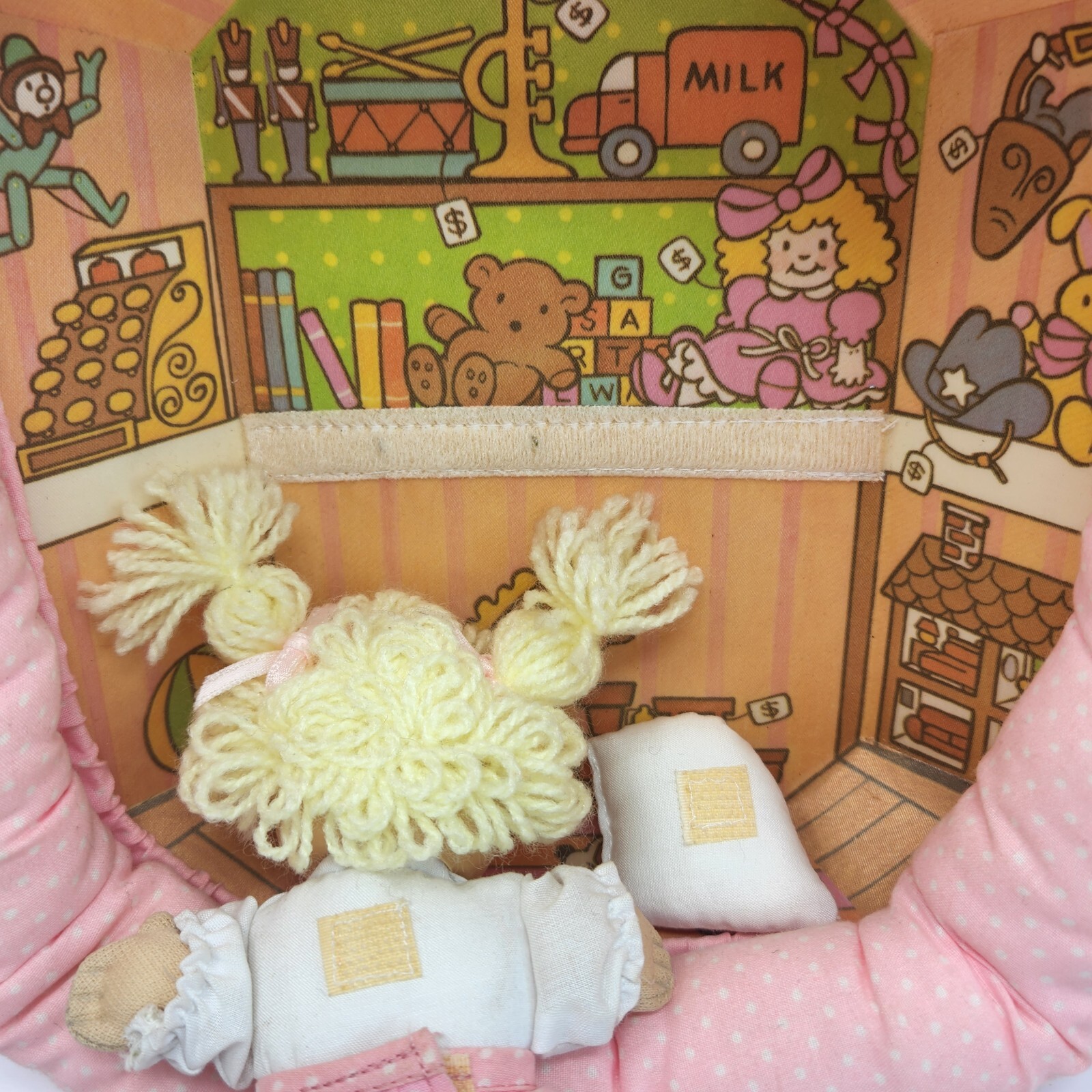 VINTAGE 1983 COLECO CABBAGE PATCH PIN-UPS MINI BLONDE GIRL DOLL TOY ...