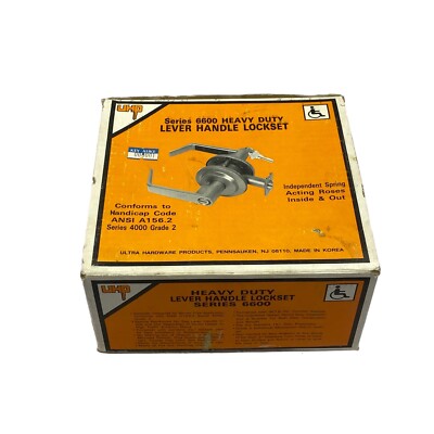 NIB UHP Series 6600 Heavy Duty Lever Handle Lock Set 6606 | eBay
