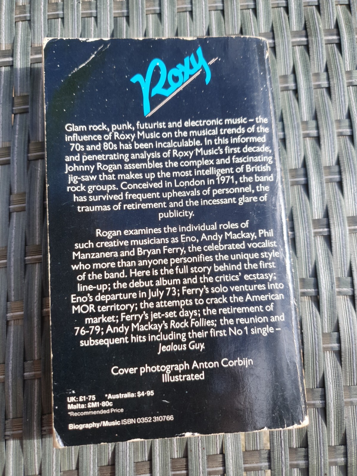 Roxy Music Style With Substance Bryan FERRY Rogan Star PB BOOK 1982 70S GLAM | eBay UK