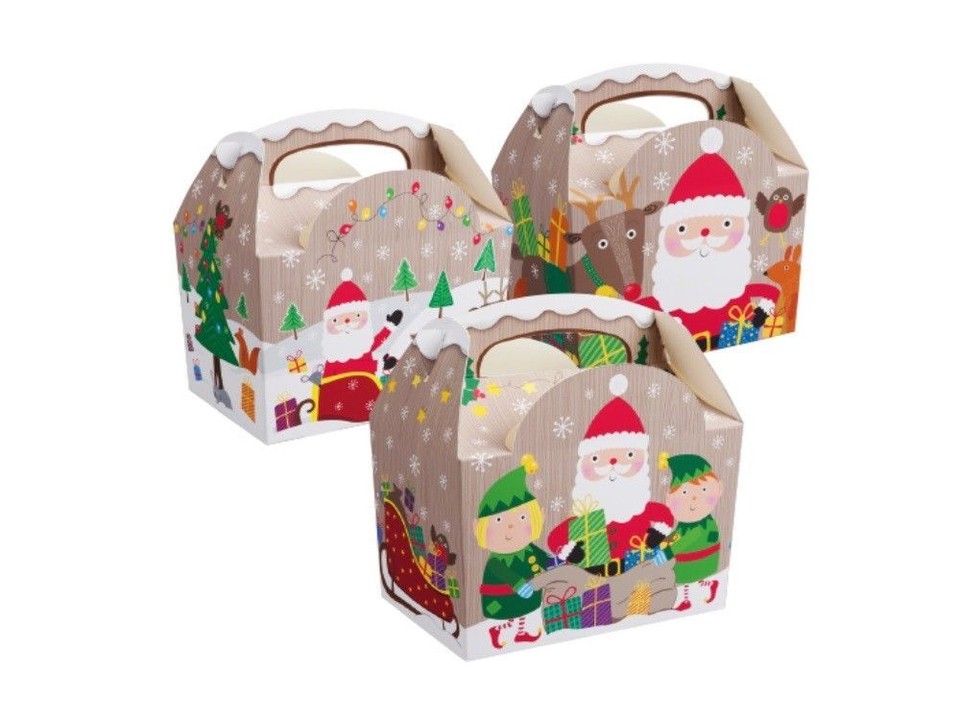 40 Childrens Kids Themed Carry Food Meal Box Birthday Party Loot Bag ...