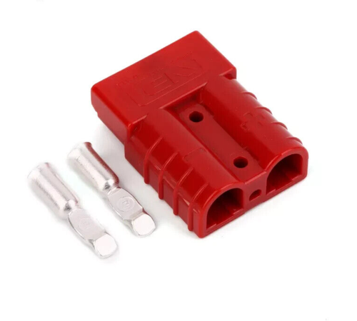 10 x RED Anderson Connectors Style Plug DC Power 50AMP Solar Caravan ...