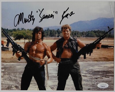 Martin Kove Rambo II Signed Autograph JSA COA Photo 8 x 10 Karate Kid ...