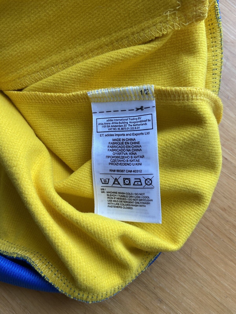 SWEDEN 2014 2015 HOME FOOTBALL SOCCER TRACK JACKET ADIDAS SWEDEN 2014 2015 HOME FOOTBALL SOCCER TRACK JACKET ADIDAS