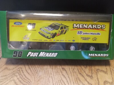2009 Menards #98 Paul Menard Yellow Yates Racing Semi Truck Tractor ...