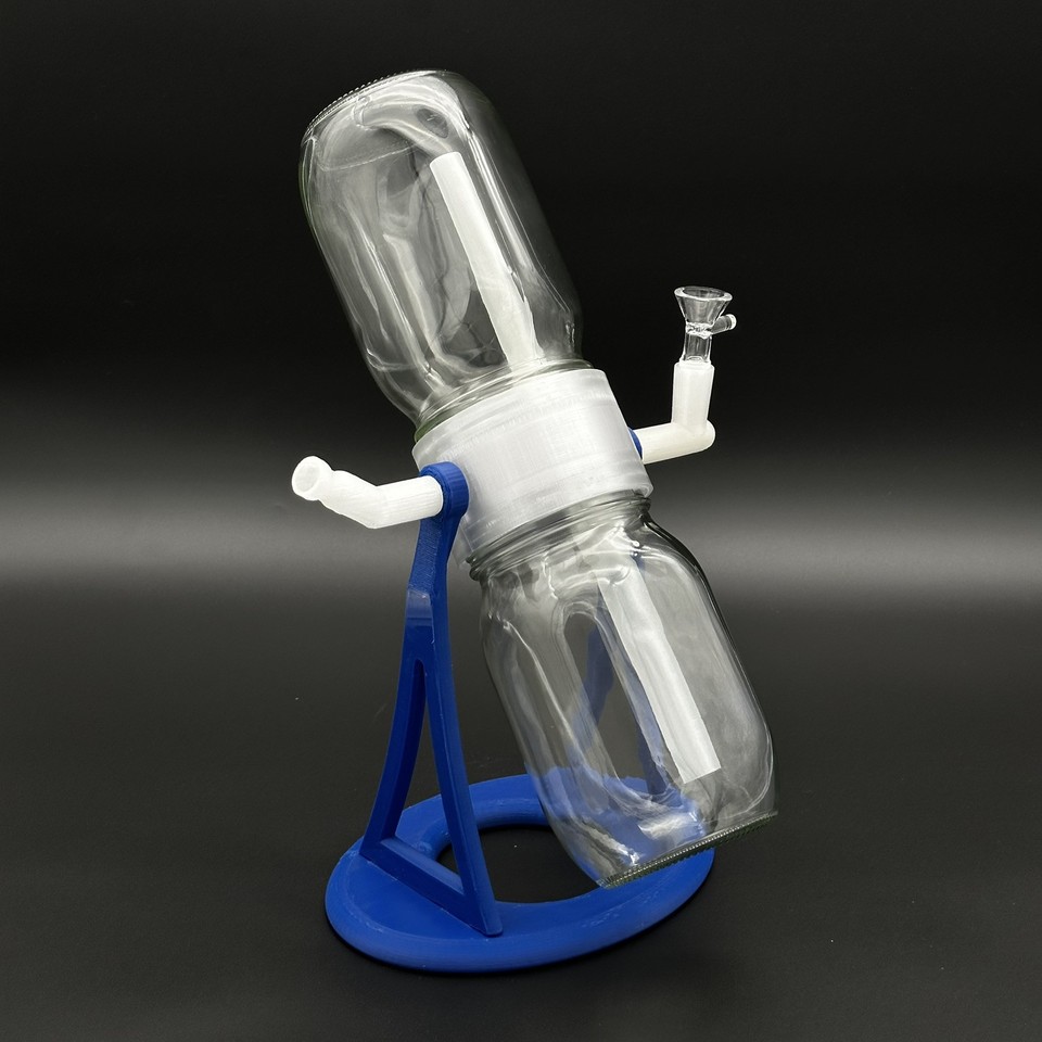 360 Rotating Gravity Bong/Hookah Water Pipe. Ocean Blue Edition | eBay