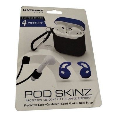 Xtreme Tech-Pod Skinz-Many Colors-4 Piece AirPods Or AirPods Pro Case ...