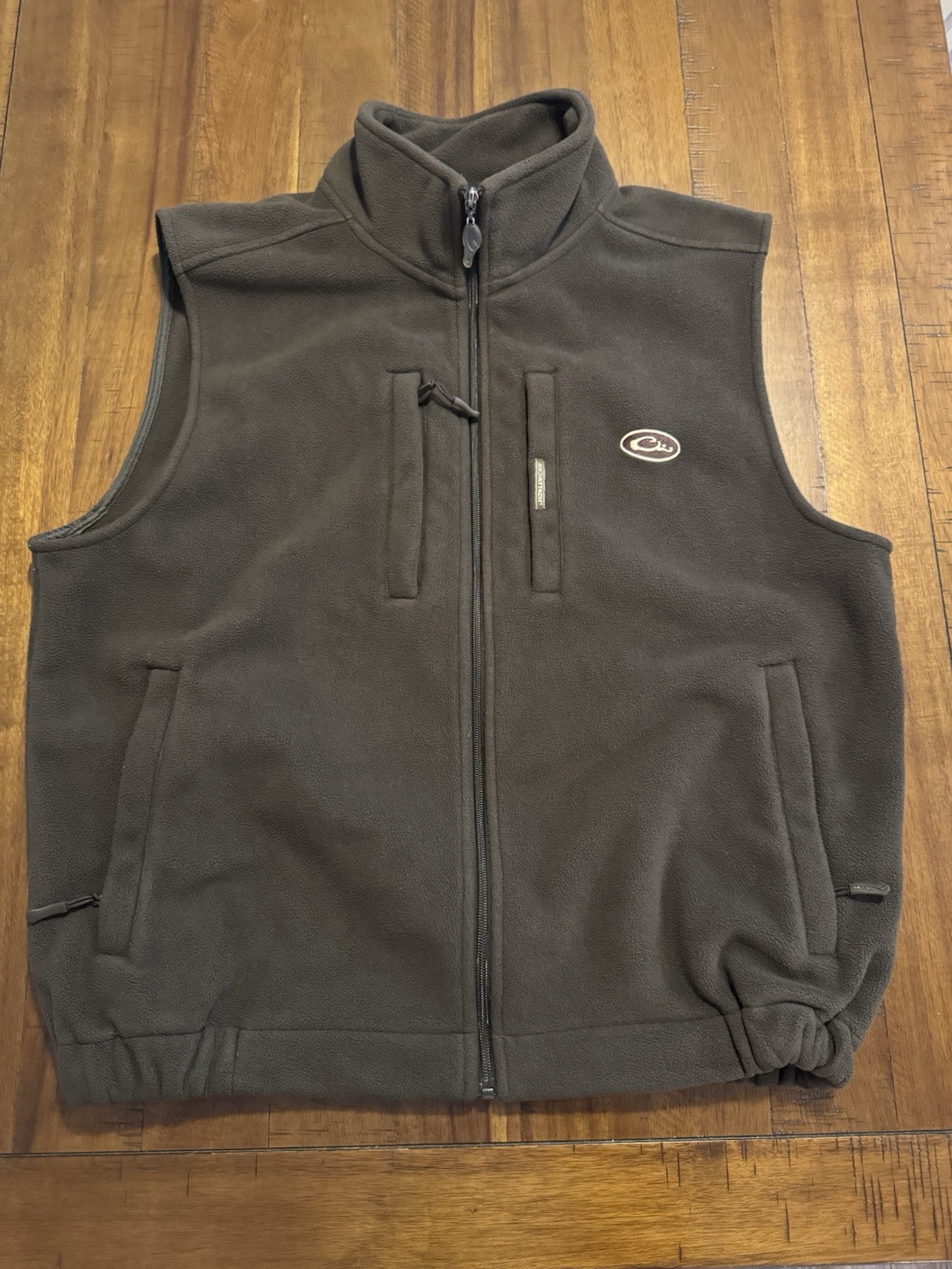 Drake Waterfowl MST Solid Windproof Layering Vest Olive Green Xl | eBay