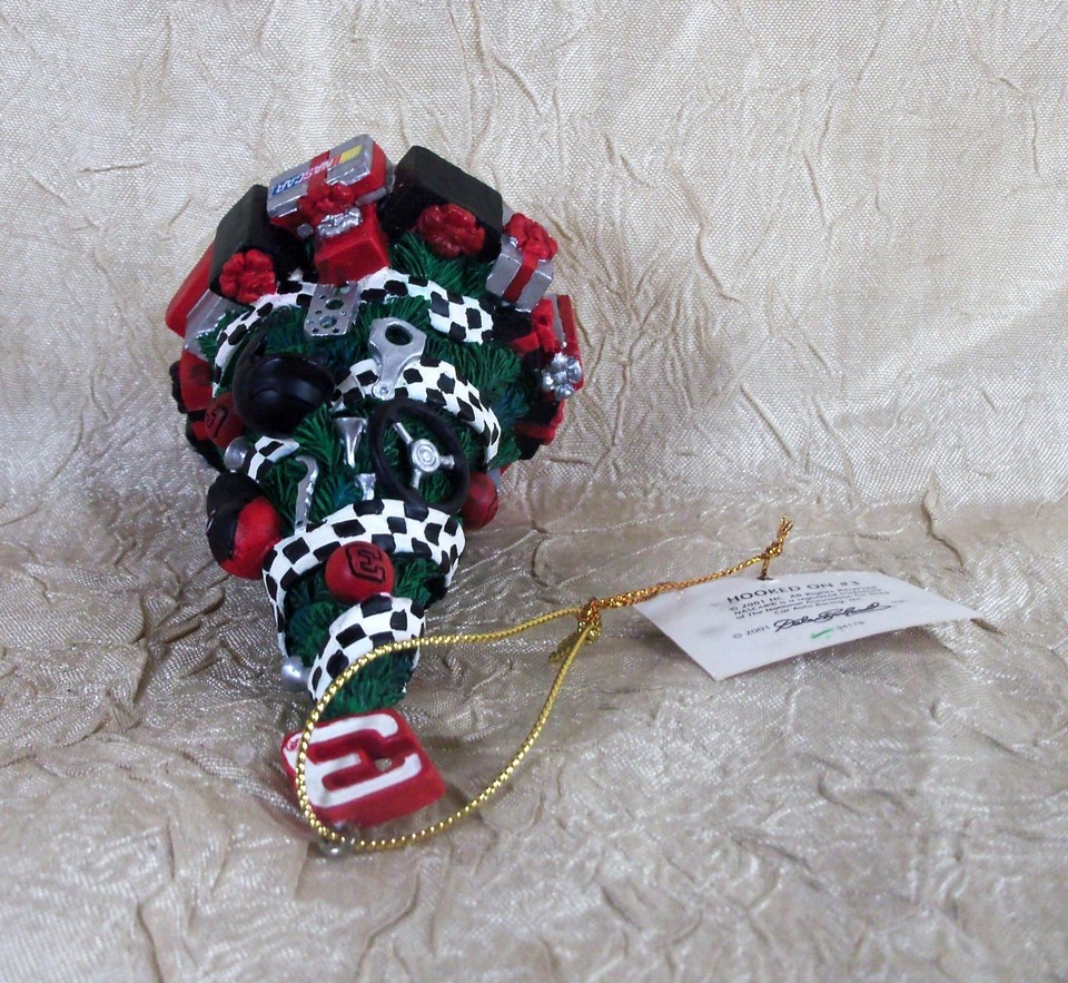 Dale Earnhardt Ornament 2001 Hooked On #3 Christmas Tree NASCAR | eBay