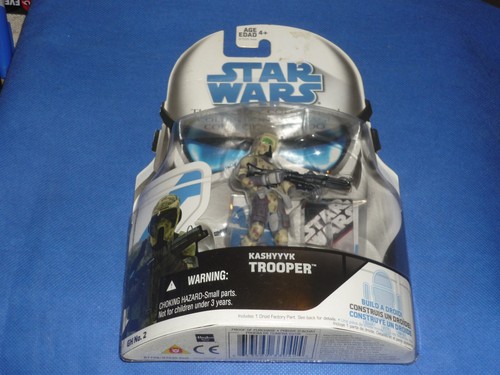 2008 STAR WARS LEGACY COLLECTION KASHYYYK TROOPER 3.75" FIGURE MISP BAF ...