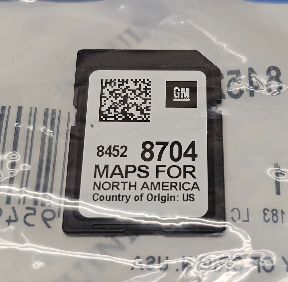 2019-20 Chevrolet GMC SD Card Navigation GPS North America Maps GM ...