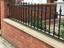 Low Wall Steel railings, Metal fencing | eBay