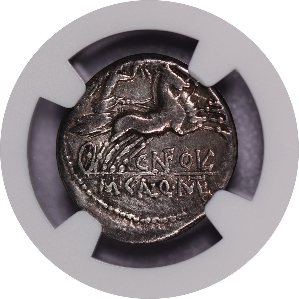 c. 117/6 BC Roman Republic M. Calidius Q. Metellus AR Denarius NGC ...