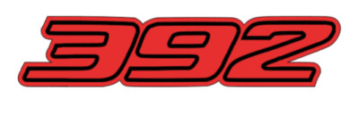 2 Color 392 Decal Set Hemi 6.4 ScatPack Rubicon SRT Durango Charger ...