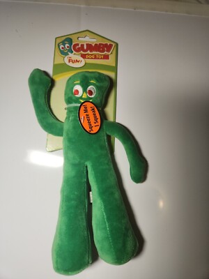 Multipet Gumby Plush Dog Toy Green, 9 in | eBay