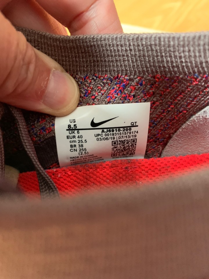 Nike Air VaporMax Flyknit 3 Plum Eclipse AJ6910-200 Size UK 6 EUR 40 | eBay