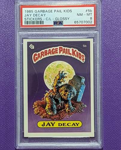 1985 Topps GPK Garbage Pail Kids OS1 Series 1 JAY DECAY 5b GLOSSY PSA 8 ...