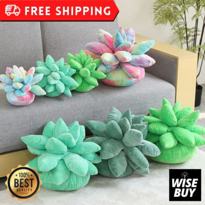 Succulent Plush Toys Throw Pillows Cactus Stuffed Toys Succulent Plush ...