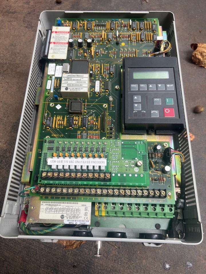 Allen Bradley 1336 PLUS 1336S-B020-AA-EN-HA1-L6 SER.D 20 HP AC Drive ...