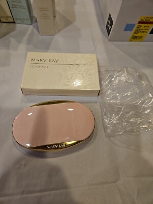 Mary Kay Color Compact Pink Oval w/Mirror #4904 Refillable Empty NOS | eBay