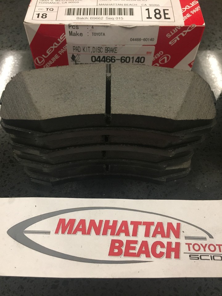 2010-2024 4RUNNER REAR Brake Pads Genuine Toyota OEM 04466-60140 | eBay