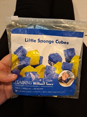 Little Sponge Cubes Learning Without Tears | eBay