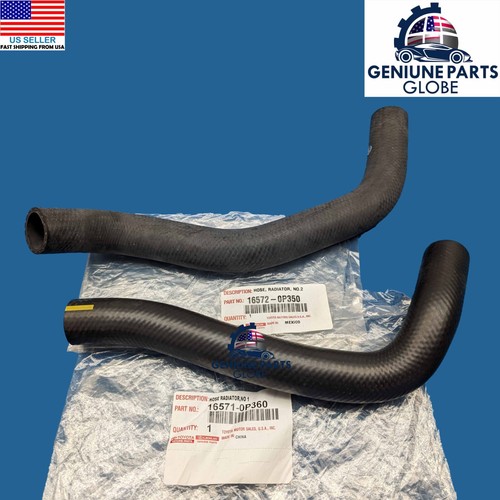 GENUINE OEM TOYOTA 2016-2023 TACOMA 3.5L UPPER & LOWER RADIATOR COOLANT ...