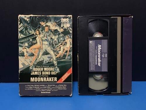 VHS Moonraker (CBS FOX, 1983, Drawer Box) James Bond 007 Roger Moore | eBay