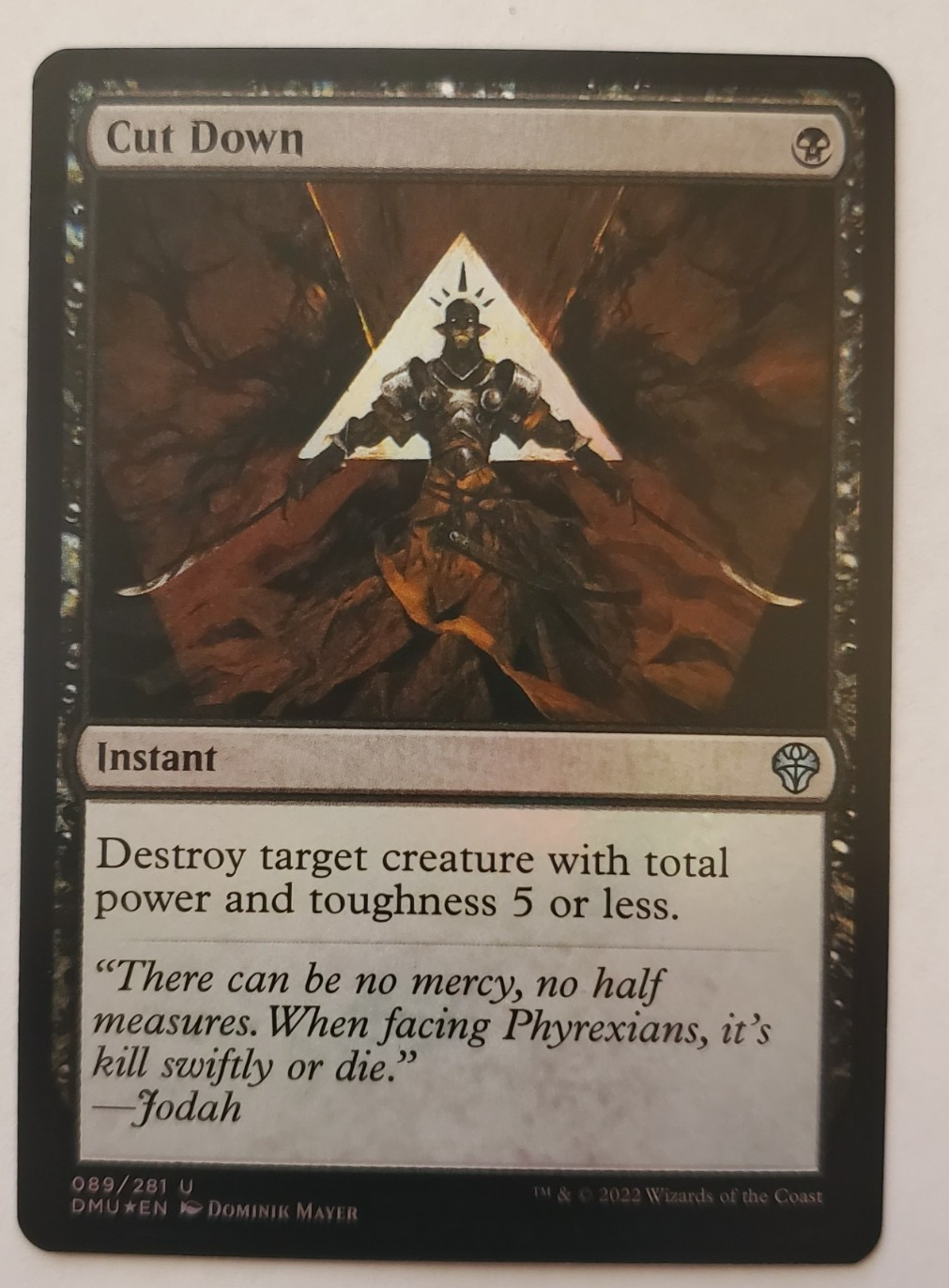 1x Cut Down FOIL Dominaria United MTG Magic the Gathering NM | eBay