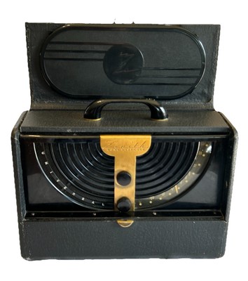 VTG 1946 Zenith Universal Long Distance PORTABLE Tube AM Radio No ...