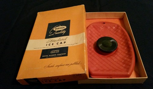 Vintage Davol Standard Rubber Ice Cap #402 In Original Box | eBay