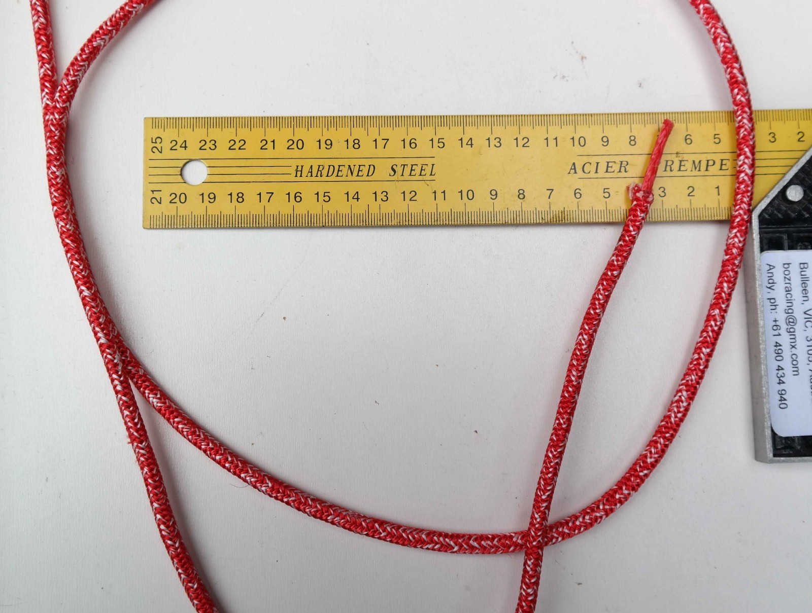 6mm X 5m BLACK GOLD DOUBLE BRAID DYNEEMA SPECTRA RACING MARINE ROPE ...