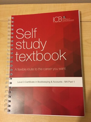 ICB - Self study textbook Level 3 Bookkeeping and Accounting I-II. | eBay