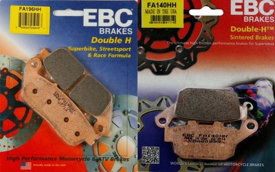 EBC HH front & rear brake pad kit - Honda CBR500R, CTX700, NM4 _FA196HH ...