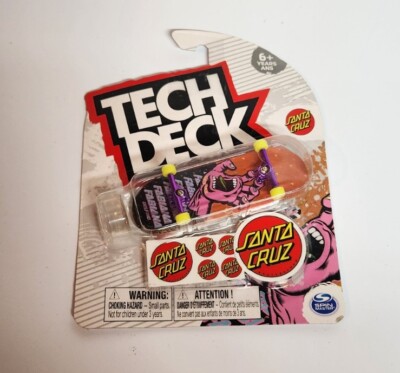 TECH DECK NEON INVASION SANTA CRUZ FINGERBOARD SKATEBOARD ULTRA RARE ...