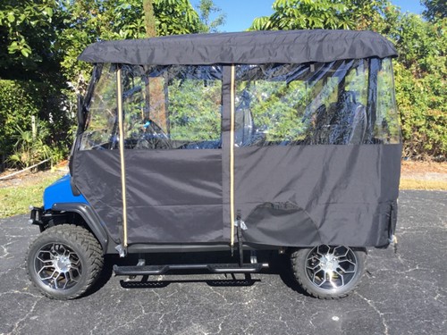 BLACK ENCLOSURE EVOLUTION RANGER MAVERICK D5 4 PASSENGER SEAT GOLF CART ...