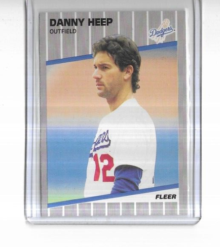1989 Fleer #61 Danny Heep Los Angeles Dodgers | eBay