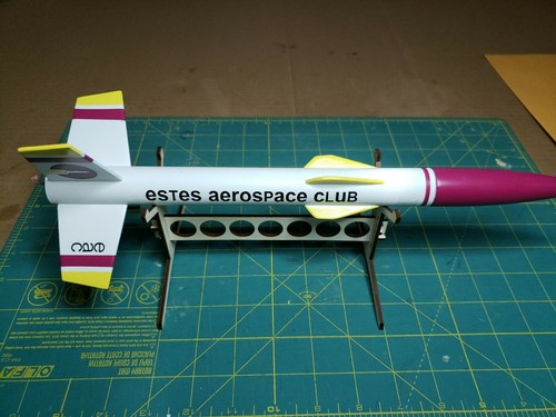 Rocket Cradle - Stand for display or working on your model rocket kits ...