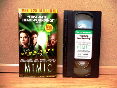 MIMIC (VHS 1998) FULL LENGTH DEMO, Mira Sorvino, Jeremy Northam, Josh ...