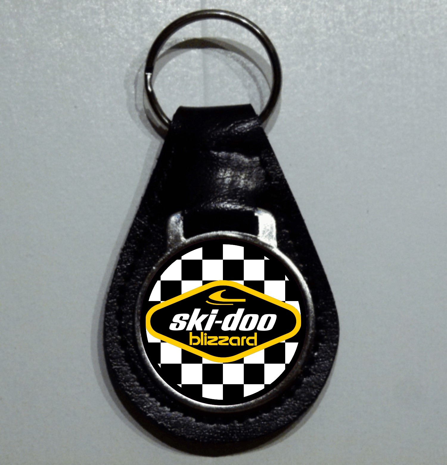 Reproduction Ski Doo Blizzard Snowmobile Logo Medallion Leather ...