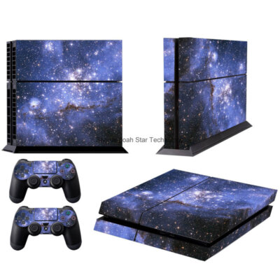Blue Star Sky Vinyl Decal Skin Sticker Case For Sony PS4 Console ...