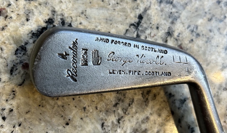 ANTIQUE GEORGE NICOLL SET OF IRONS + 2 WOODS | eBay