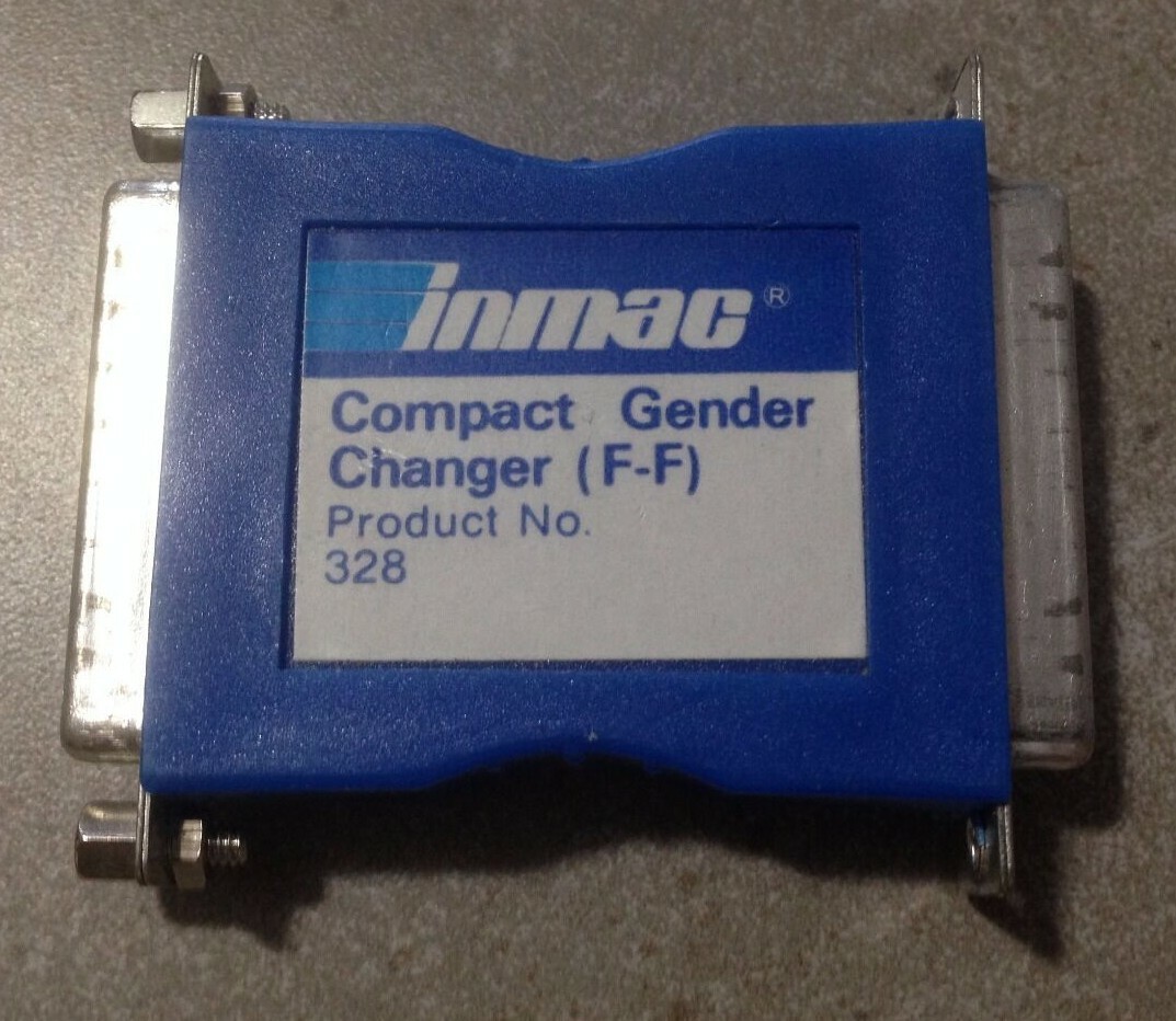INMAC 328 CONNECTOR COMPACT GENDER CHANGER F/F, FEMALE TO FEMALE | eBay