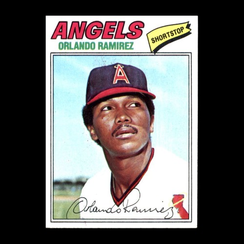 Orlando Ramirez 1977 Topps Rookie California Angels #131 Set Break NICE ...