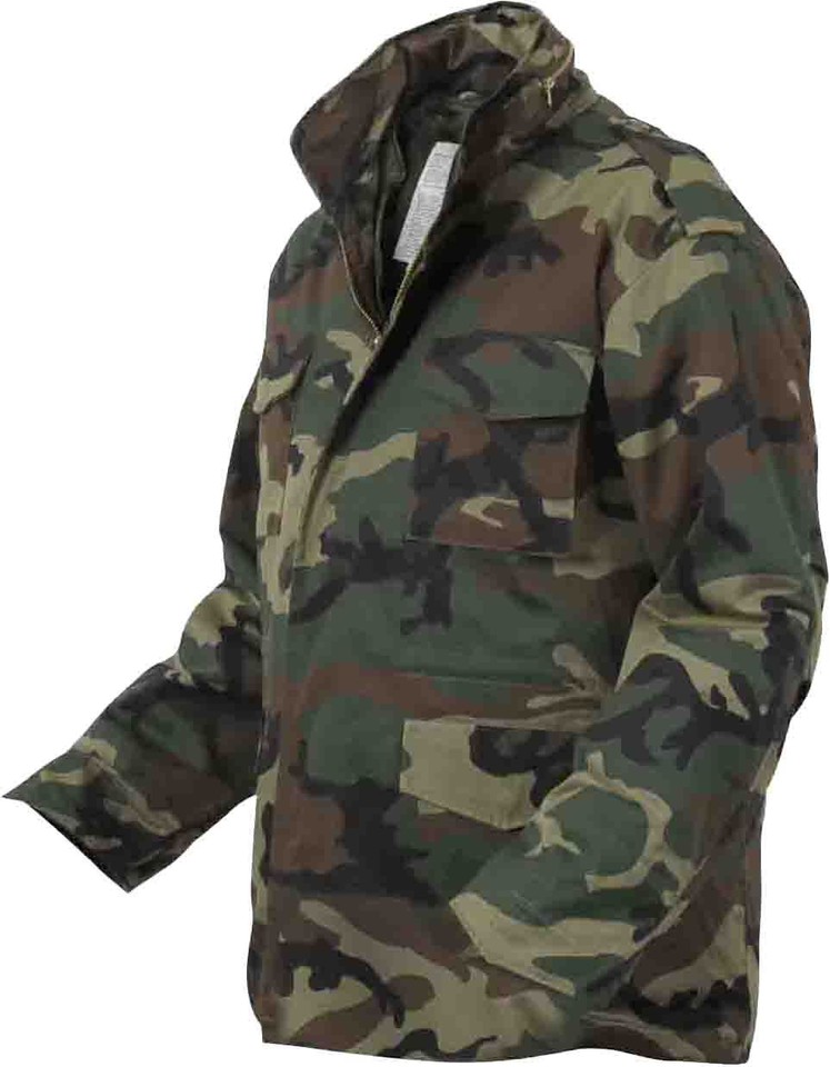 Camo M-65 Field Coat Camouflage Army M65 Tactical Uniform Military ...
