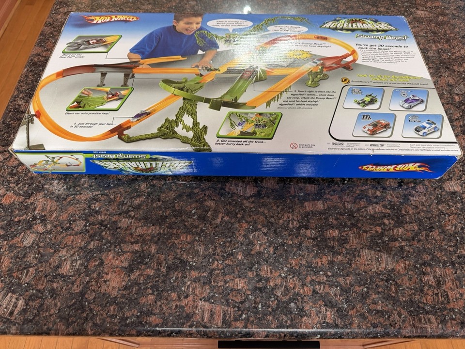 Hot Wheels Acceleracers Swamp Beast Track Set Sealed! | eBay