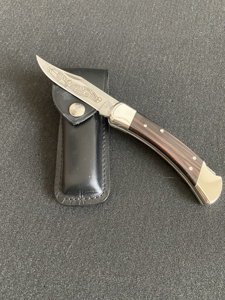 Buck Model 110 Folding Hunter Knife 25th Anniversary Edition | eBay