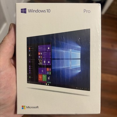Microsoft Windows 10 Pro 32/64 Bit Sealed Retail Package USB Flash ...