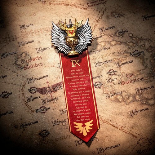 Warhammer 40K Blood Angels Pin Sanguinius Blood Blessing Seal Badge | eBay