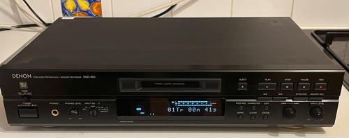 DENON DMD-800 MiniDisc Deck Player Recorder - Black | eBay UK