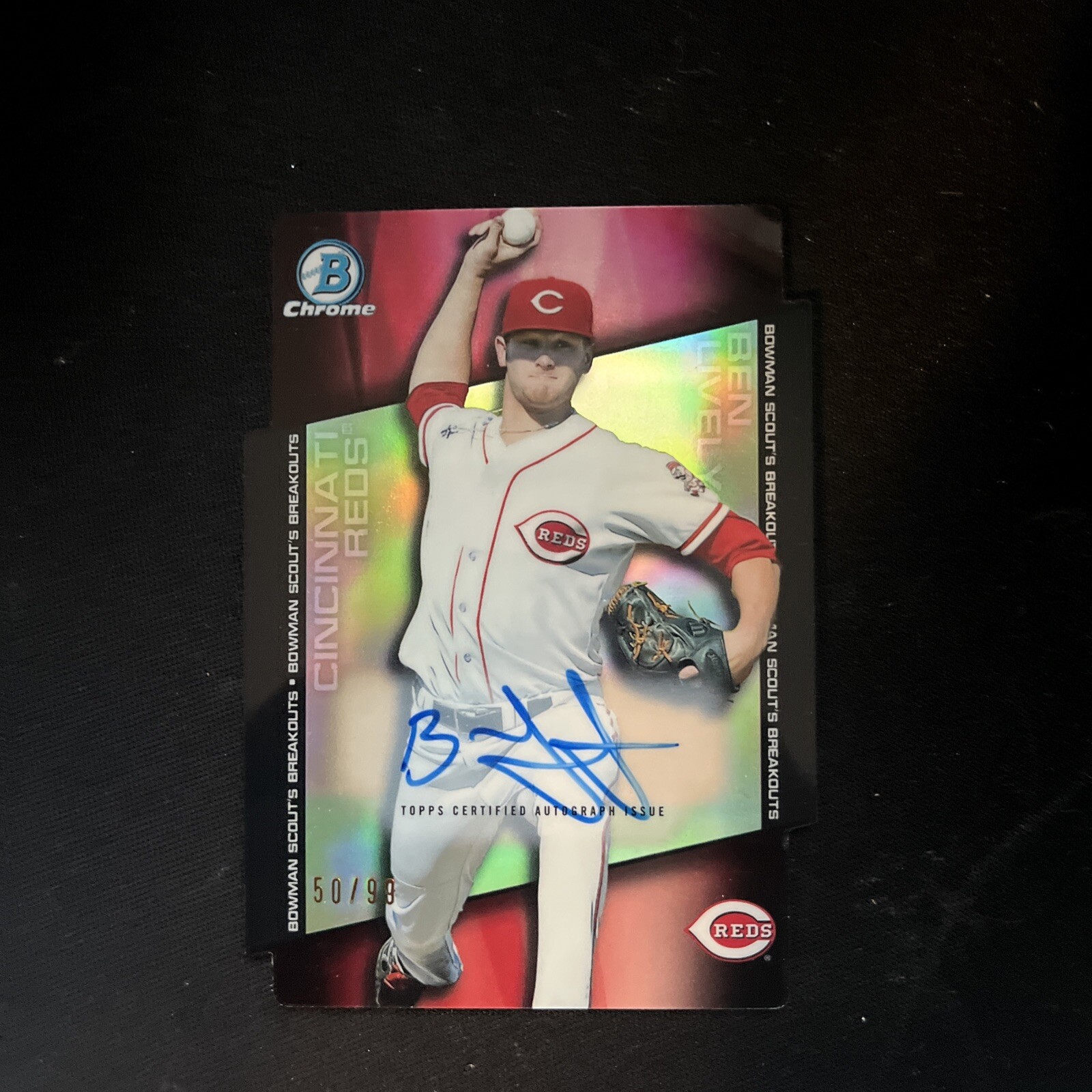 2014 Bowman Chrome Ben Lively Prospect Autograph /99 Nrmt-mt | eBay